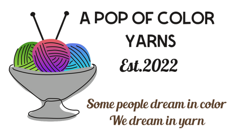 A Pop of Color Yarns